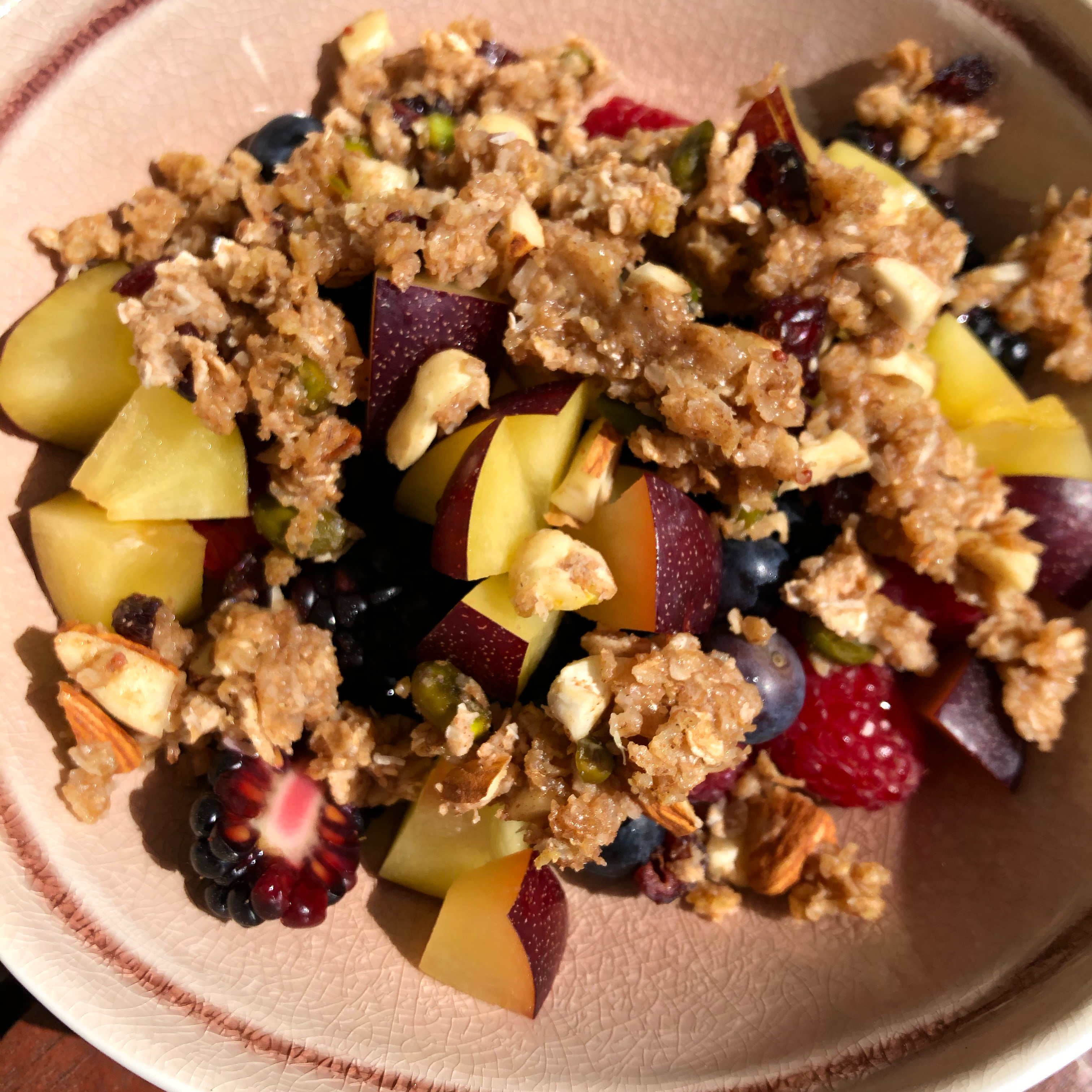 Summer Fruit Crumble | Rezept | Kitchen Stories