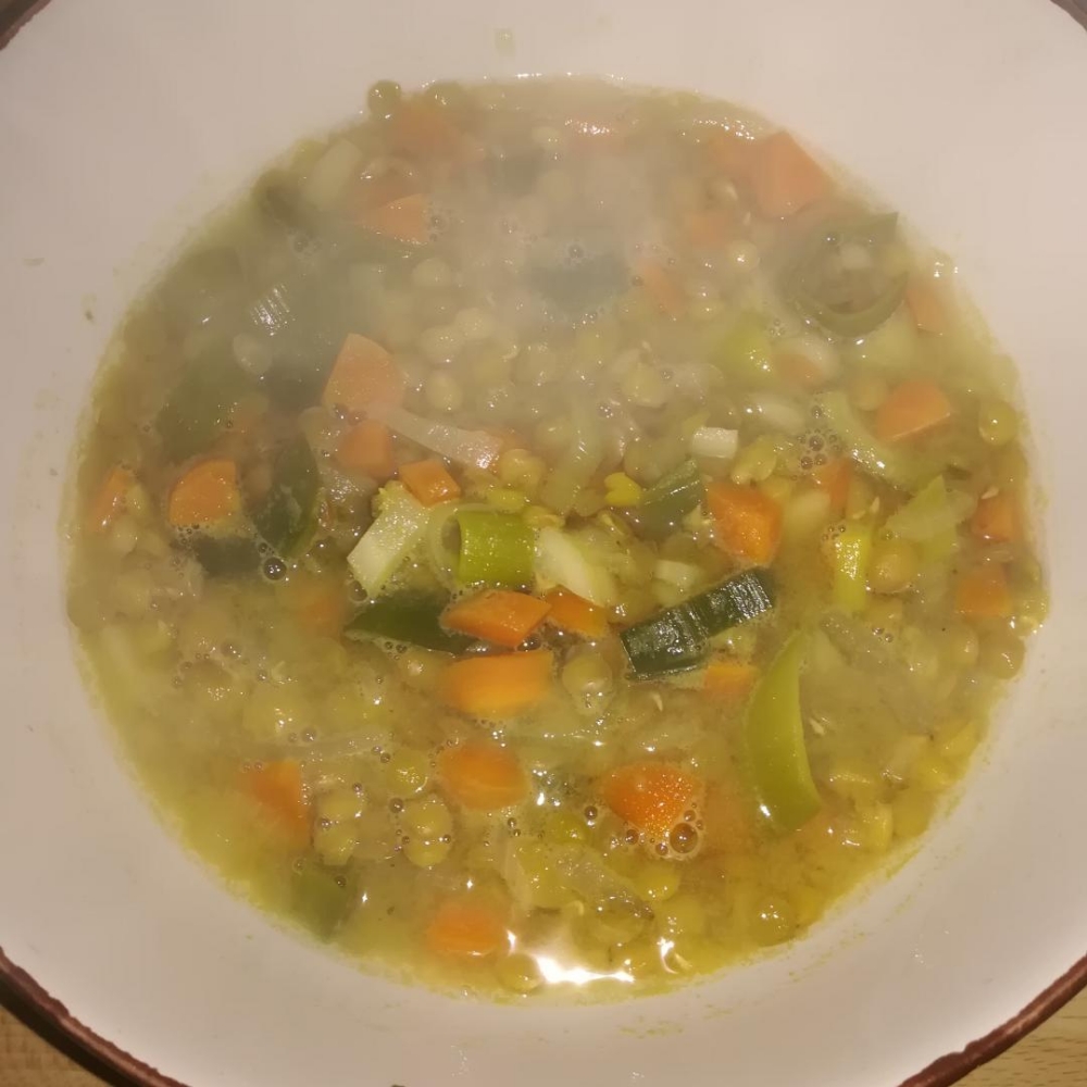 vegane Linsensuppe | Rezept | Kitchen Stories