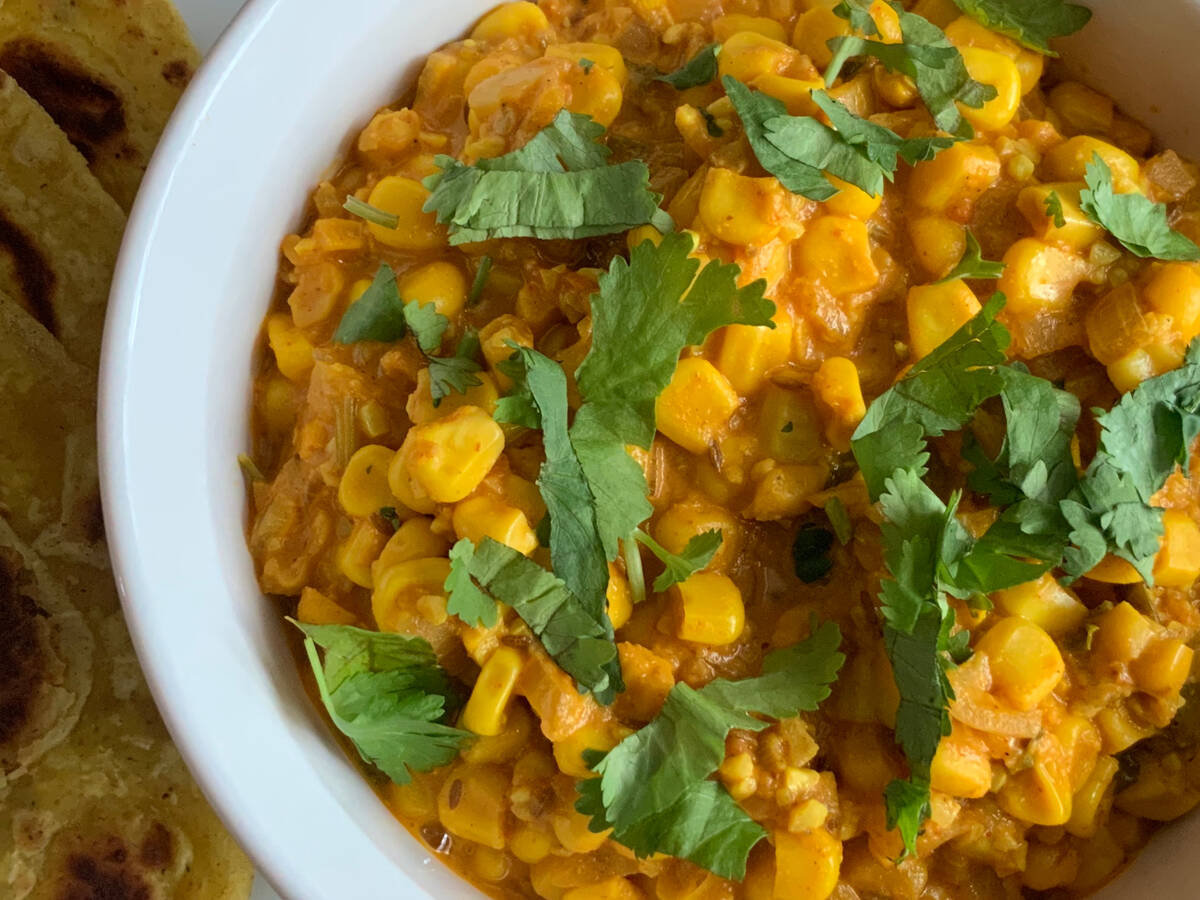 Sweetcorn Curry (Makai Nu Shaak) | Recipe | Kitchen Stories