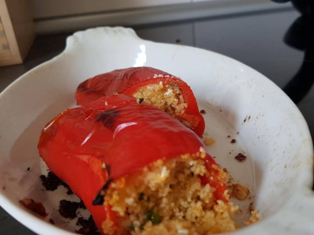 Gefüllte Spitzpaprika (vegetarisch) | Rezept | Kitchen Stories