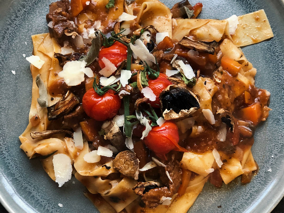 Beef and Mushroom Ragu Pappardelle | Recipe | Kitchen Stories