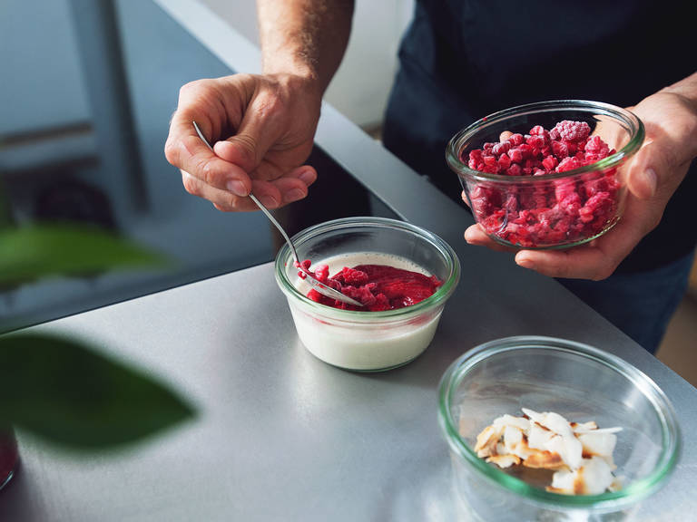 Himbeersosse Aus Gefrorenen Himbeeren