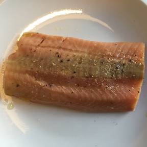 Almond-crusted fish fillet with honey-mustard-sauce | Recipe | Kitchen ...